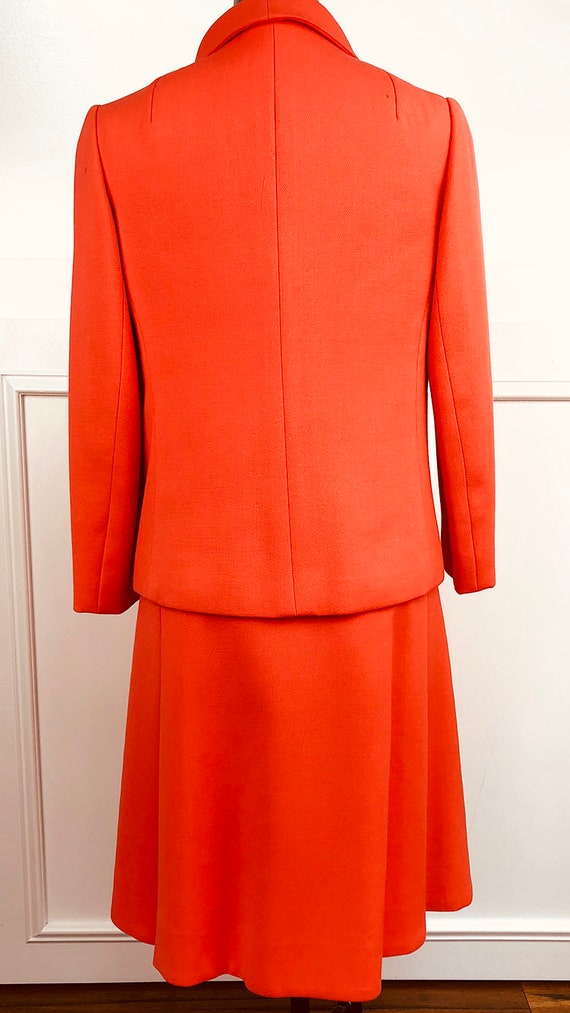 Bert Geiger Very Rare! MOD 1960s Orange Dress with Ma… - Gem