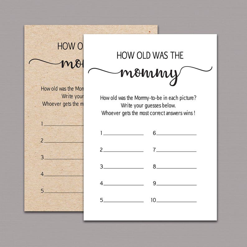 How old was the mommy to be mommy's age Guess Mothers | Etsy