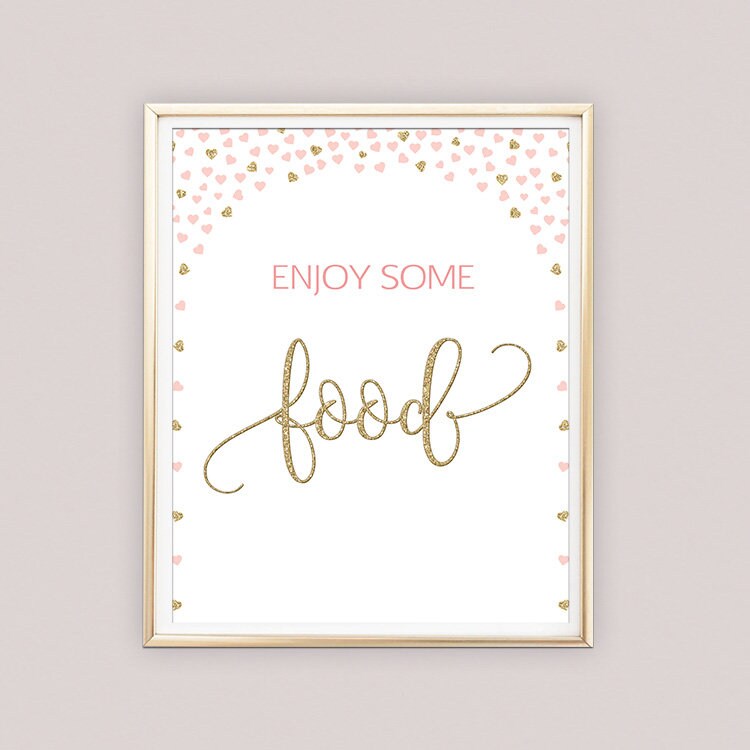 Food signs printable food sign wedding food table signs | Etsy