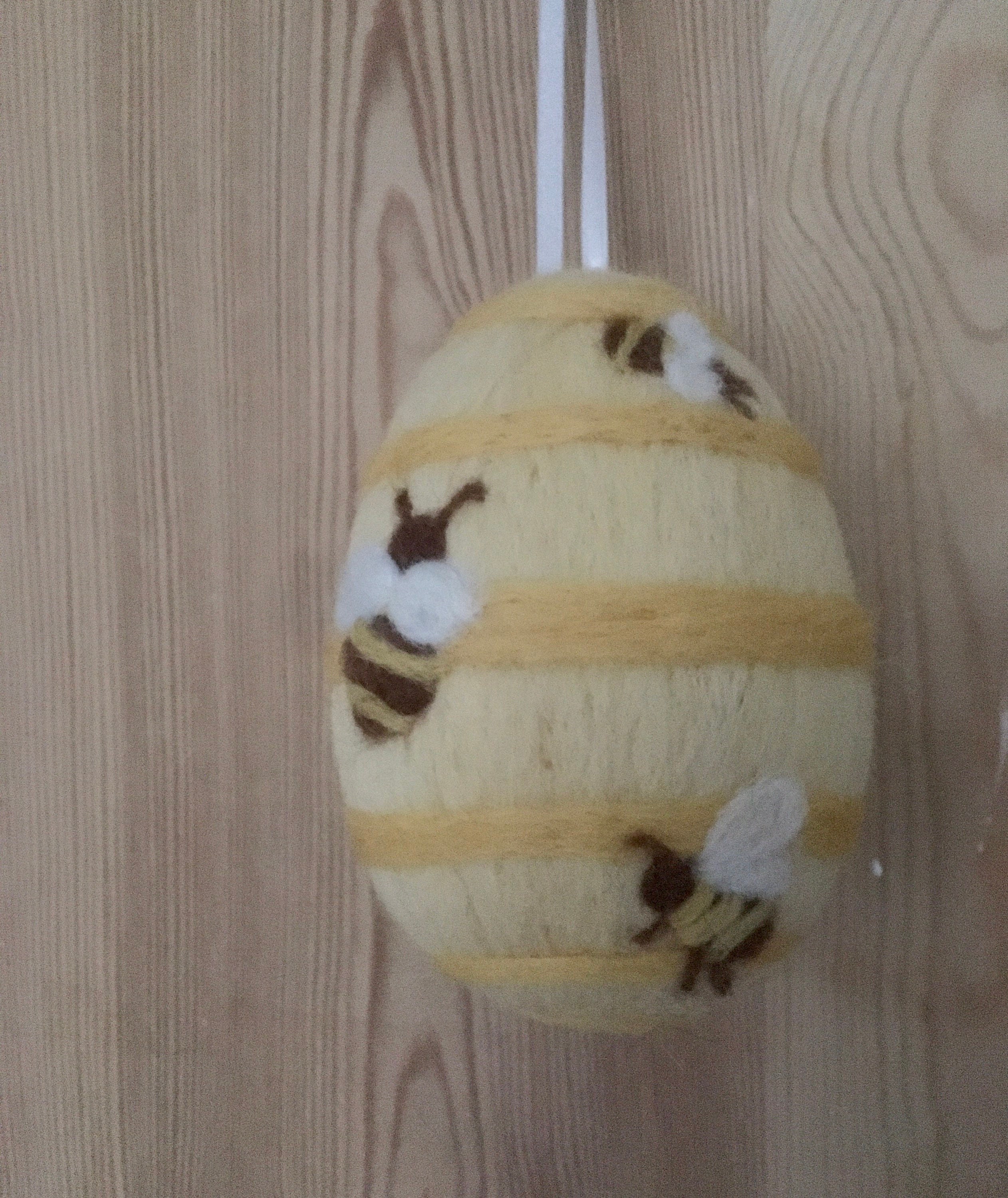 Needle Felted Bee Easter Egg Decoration Easter Gift Boxed | Etsy UK