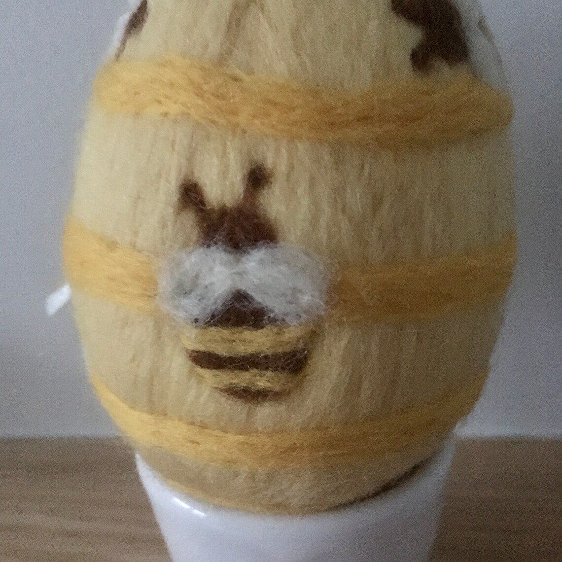 Needle felted bee Easter egg decoration Easter gift boxed | Etsy