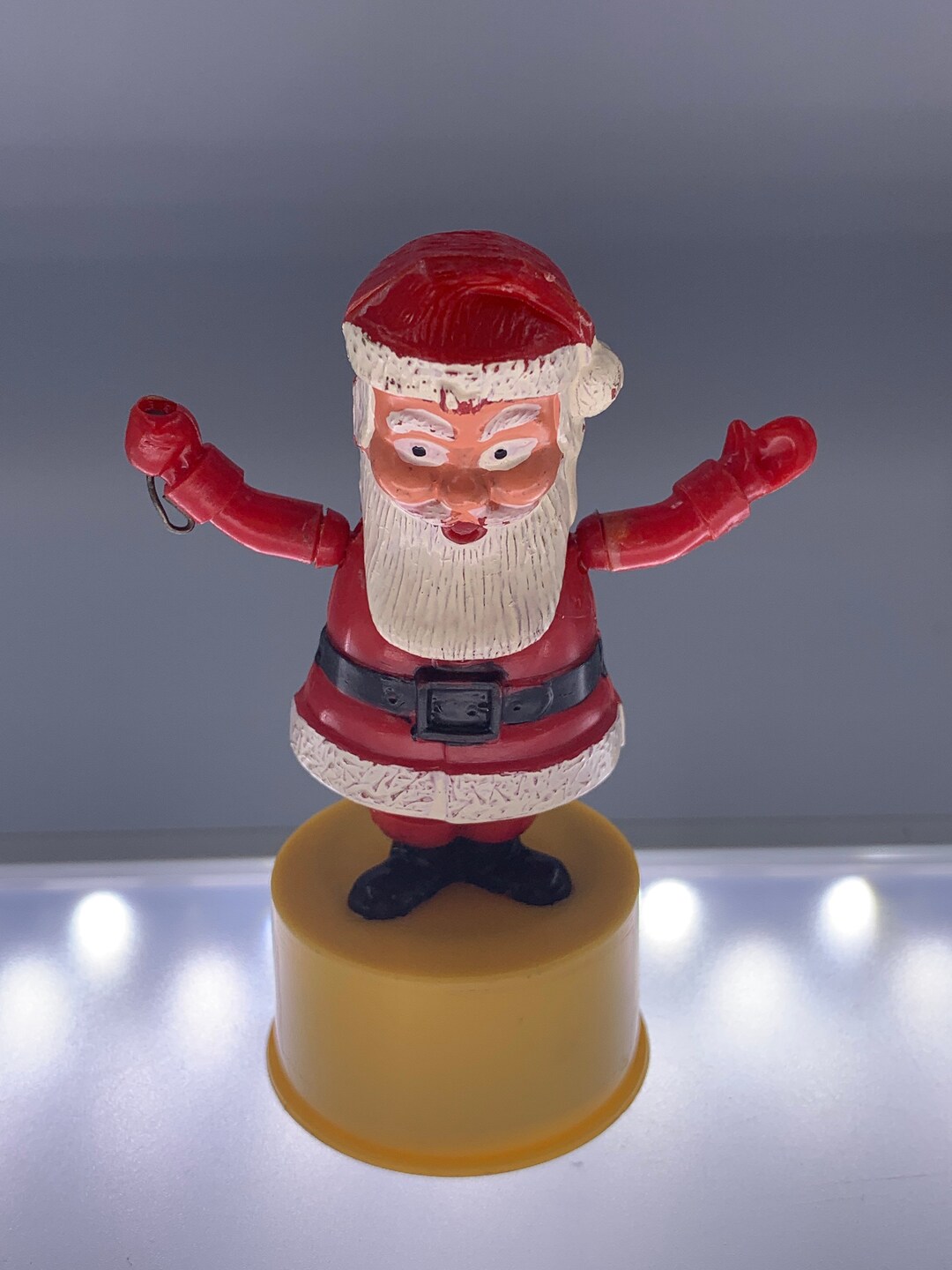 Vintage Santa Claus Push Button Toy | Kohner Bros Inc. New York, NY ...