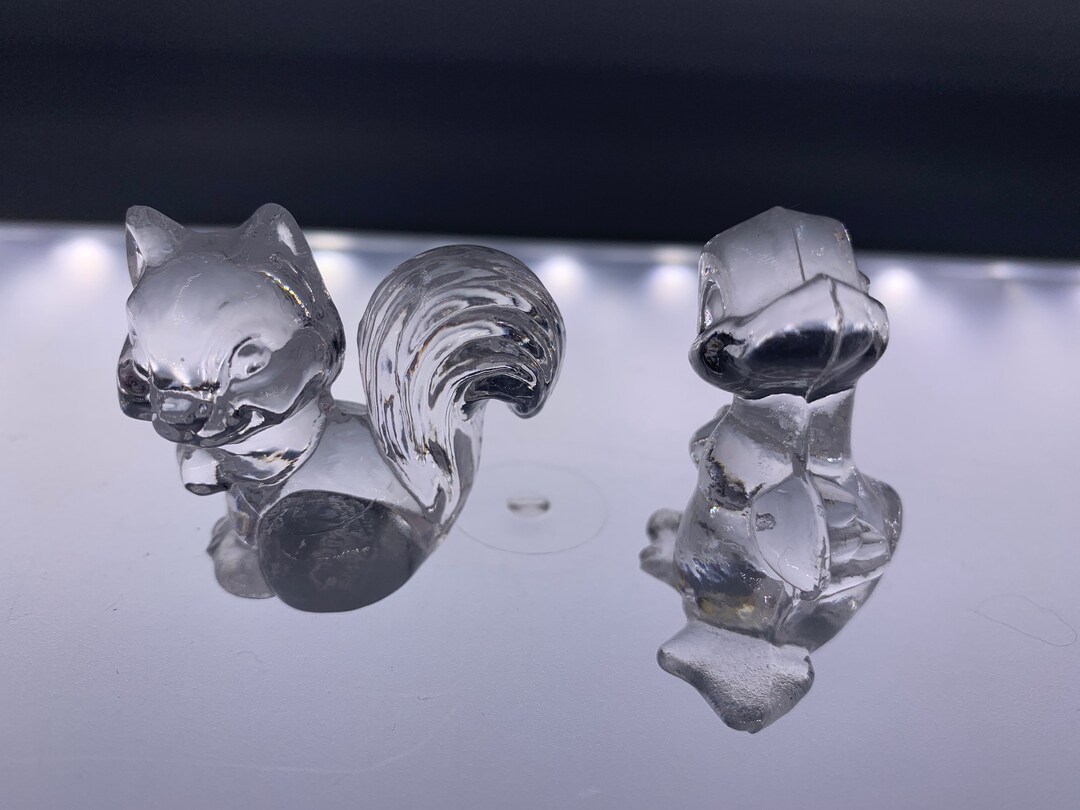 Vintage 1981 Goebel Crystal Miniature Animals | Choose From 2 | Clear ...