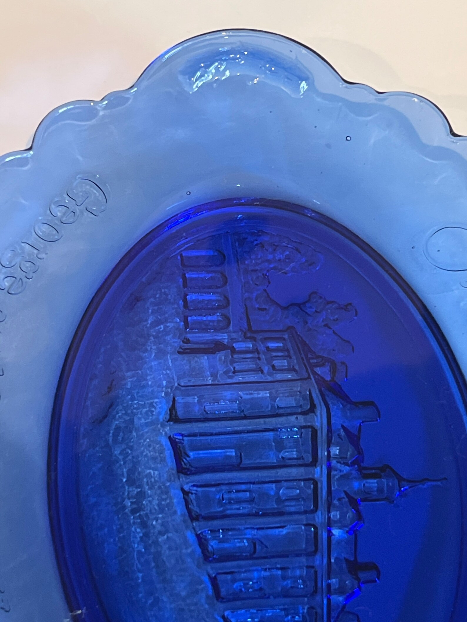 Vintage Cobalt Theme Glassware Choose From: Avon Mount - Etsy