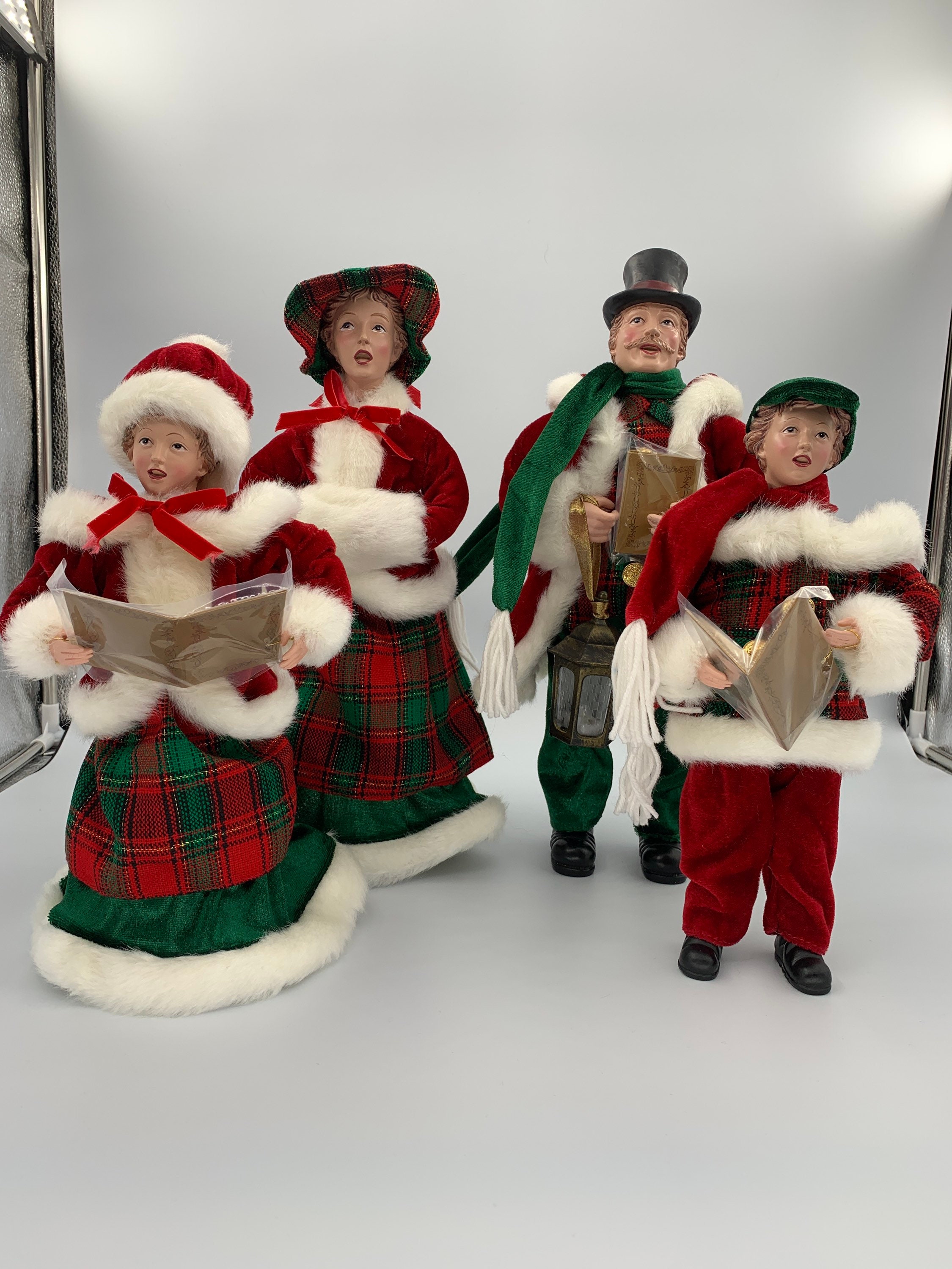 Regency International Family Set of 4 Carolers Dressed In | Etsy