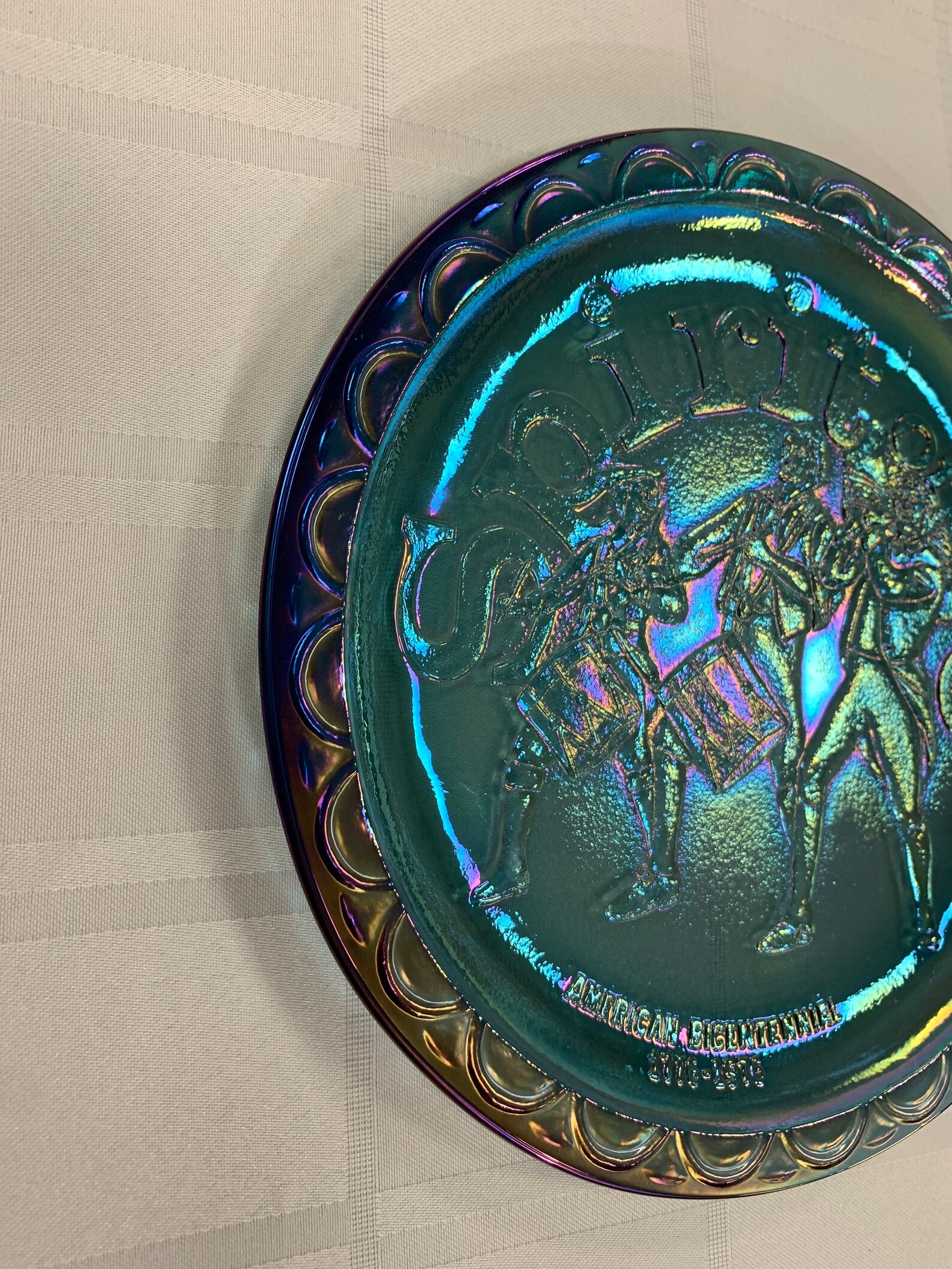 Indiana Glass Bas Relief American Bicentennial Plate Choose - Etsy