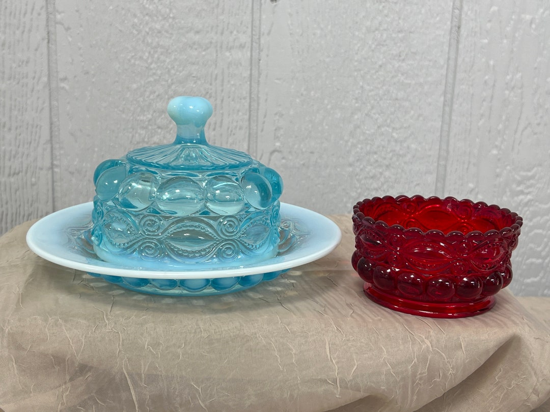 Vintage Mosser/lg Wright Eye Winker Glass | Choose From: Opalescent ...