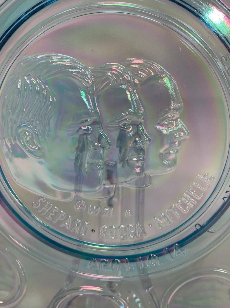 Vintage Wheaton Glass Collector Plate | Choose From: Apollo 11, Apollo ...