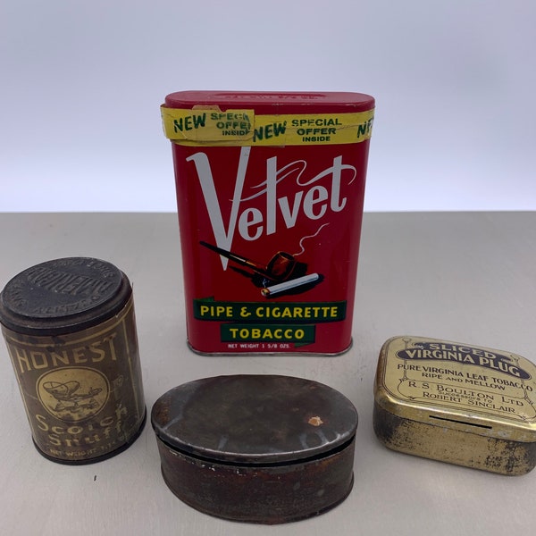 Vintage Snuff Cans - Etsy