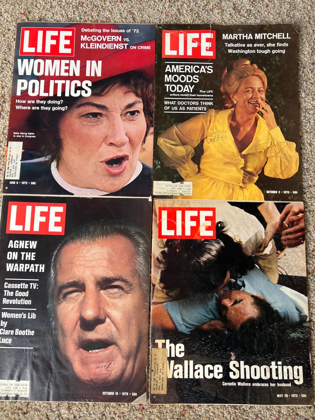 Vintage 1970s Time Life Magazines | Choose From: Oct 2nd 1970, Oct 16th ...