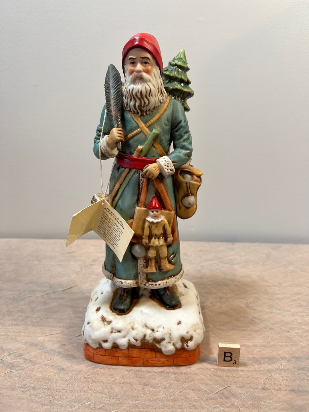 Vintage Old World Santa Statue | Choose From: Roman Inc. - Tan Suit ...