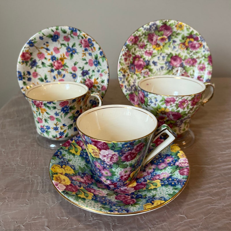 Old Cottage Chintz China - Etsy