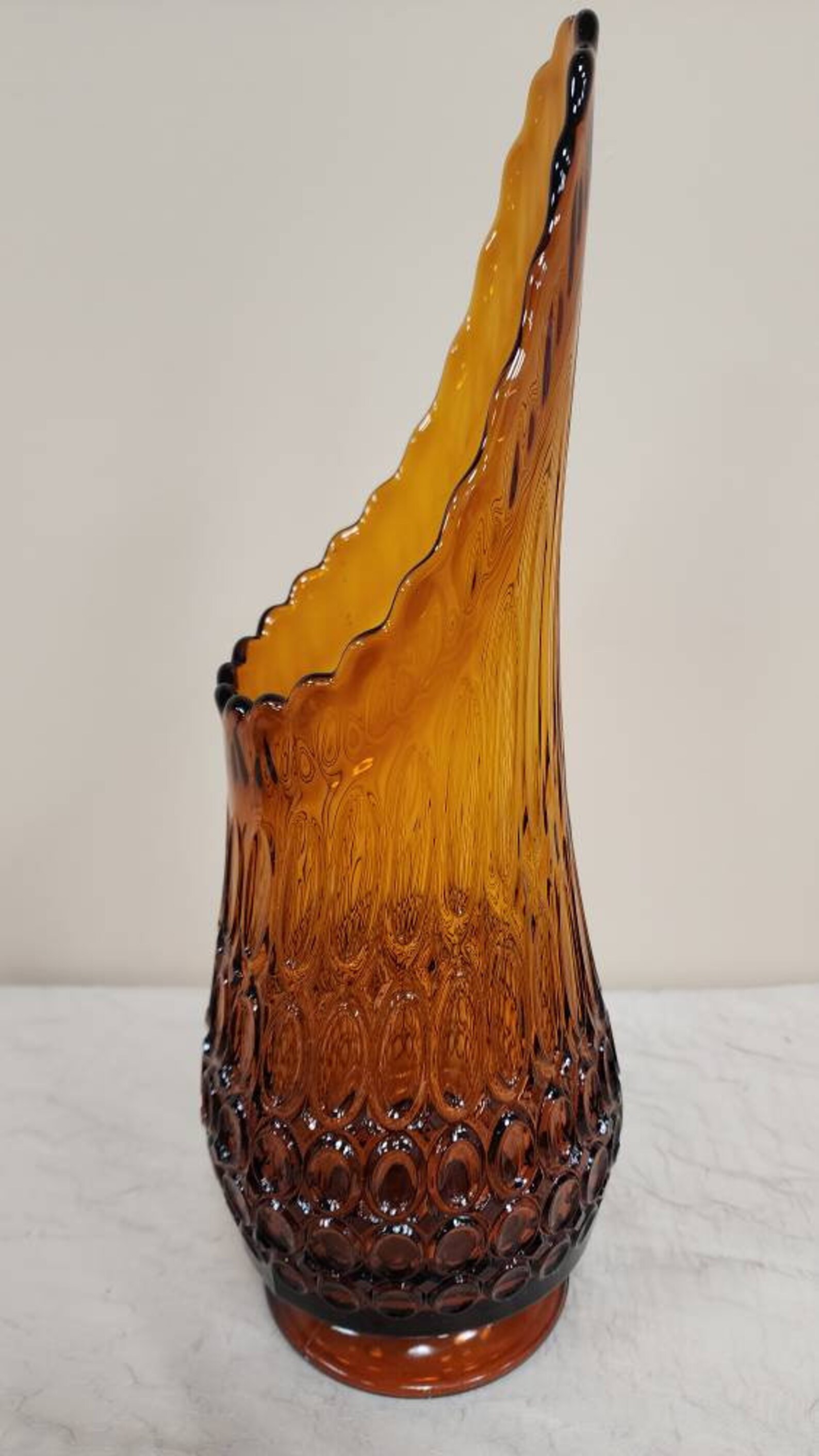 MCM Glass Swung Glass | Choose From: LE Smith Amber Simplicity Thousand ...