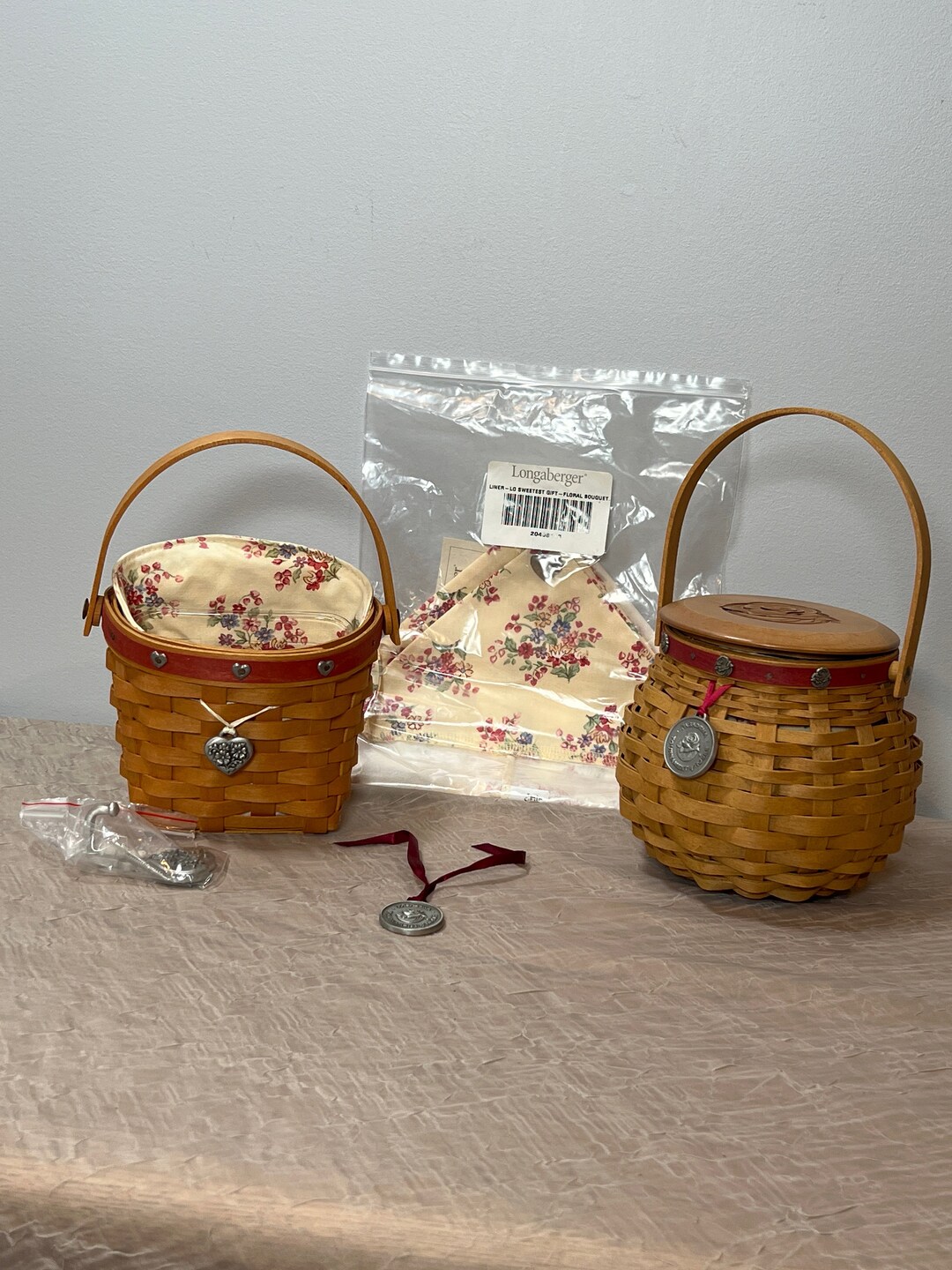 Longaberger Sweetheart Basket I Choose From: 2001 Love Notes Basket ...