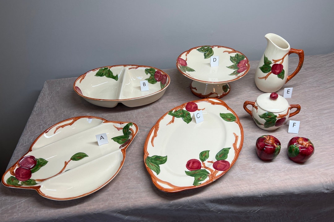 Franciscan Apple Hostess Serviceware | Choose From: 3-part Relish ...
