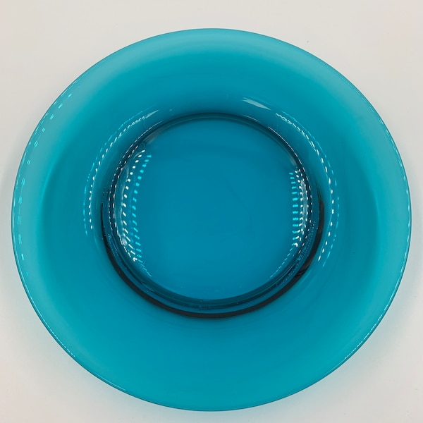 Aqua Glass Plates - Etsy