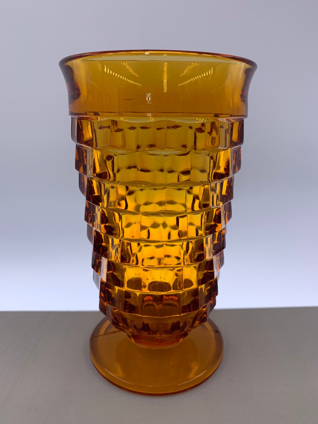 Vintage Whitehall Amber Glassware by Colony | Choose From: Flare Rim ...