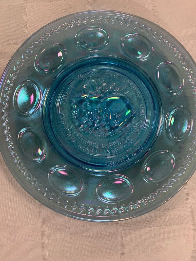 Vintage Wheaton Glass Collector Plate | Choose From: Apollo 11, Apollo ...