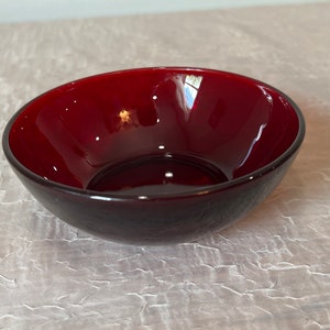 Vintage Anchor Hocking Royal Ruby Red Dinnerware | Choose From: 9 ...