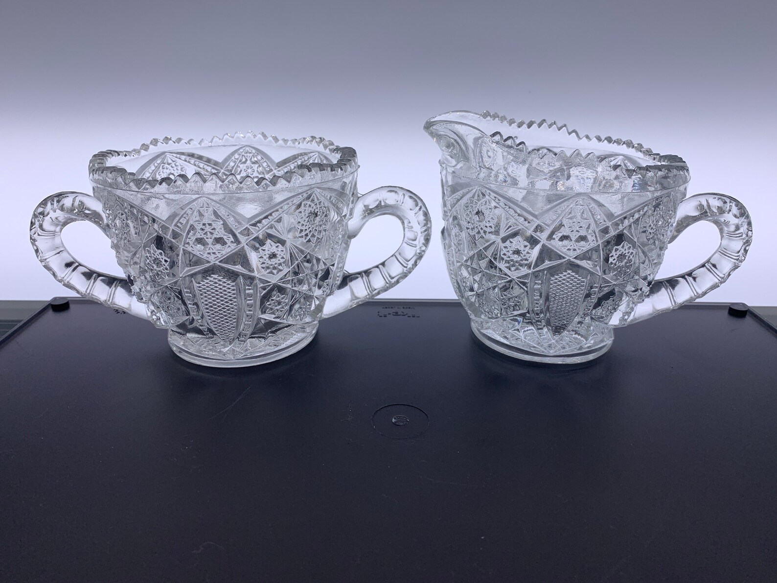 Antique Mckee Glass | Choose From: Creamer and Sugar Bowl Set - MG6 ...