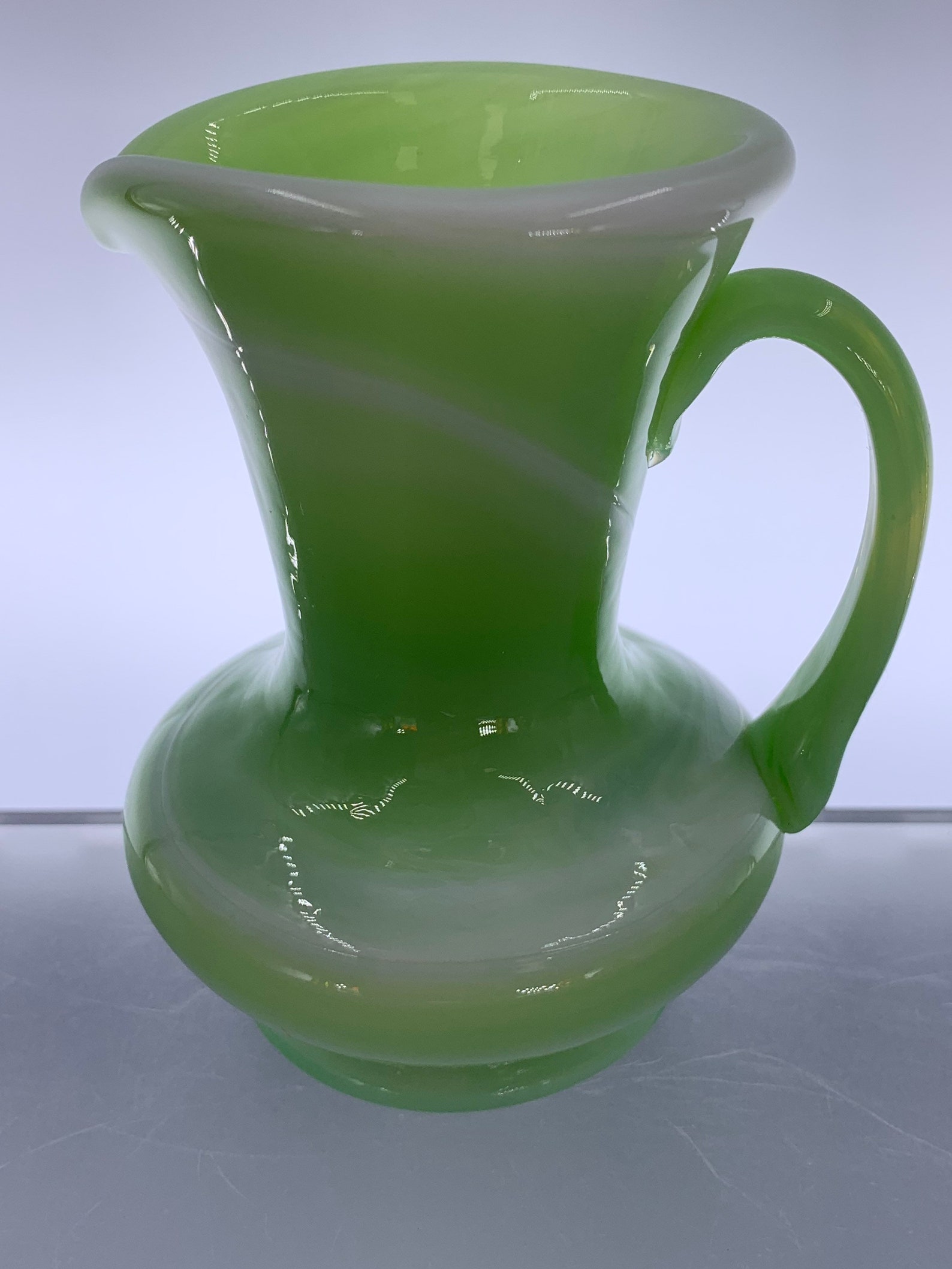 Hand-blown Miniature Art Glass Pitchers Choose From: Green - Etsy