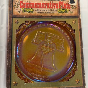 Indiana Glass Bas Relief American Bicentennial Plate | Choose From ...