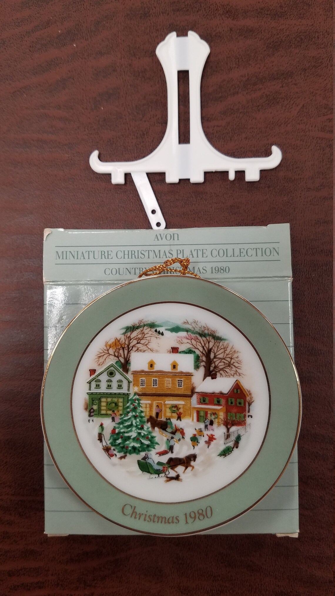 Set of 3 Vintage Avon Miniature Christmas Plate Collection/tree ...