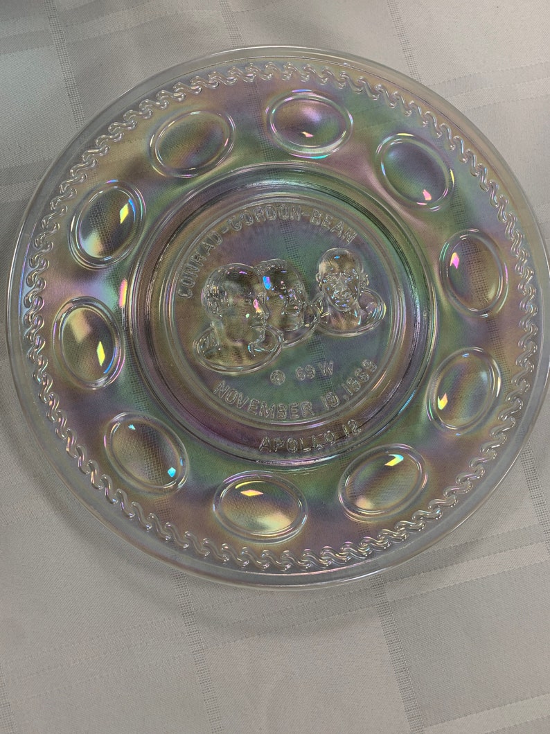 Vintage Wheaton Glass Collector Plate | Choose From: Apollo 11, Apollo ...