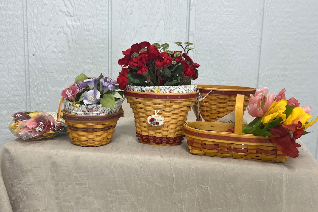 Longaberger Basket Collector's Club Miniature Baskets/pottery | Choose ...
