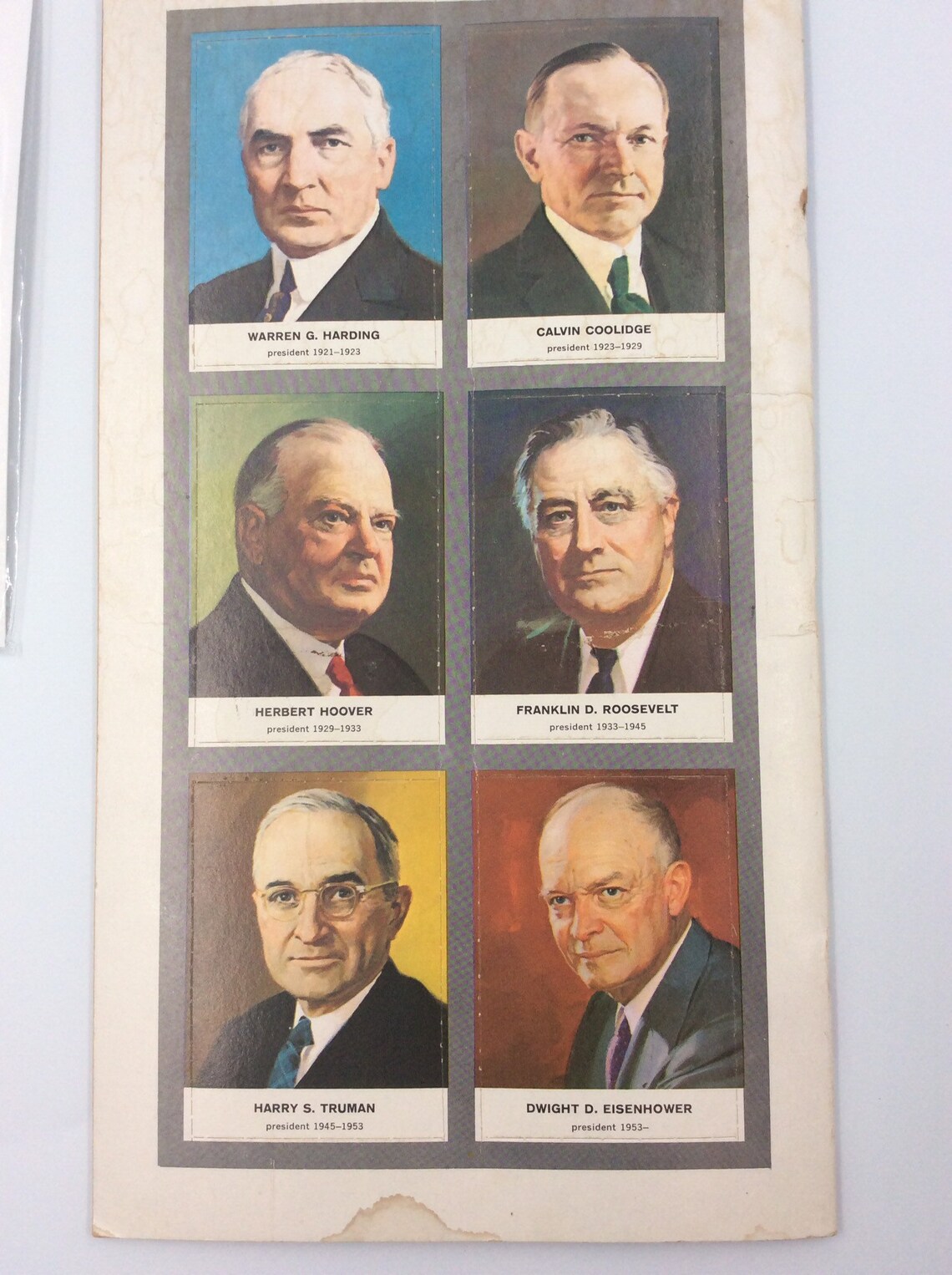 Presidents of the United States Trading Cards Golden - Etsy
