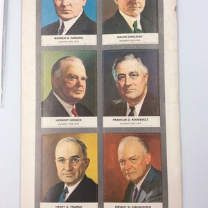 Presidents of the United States Trading Cards | Golden Funtimes Trading ...