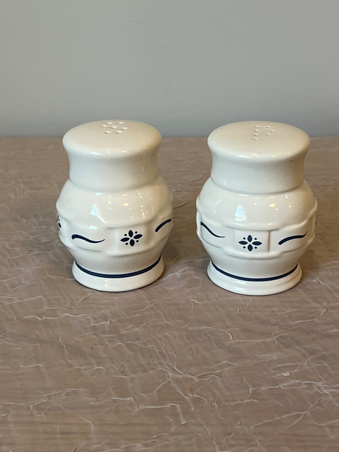 Longaberger Pottery Choose From: Classic Blue S/P Set, Heritage Green S ...