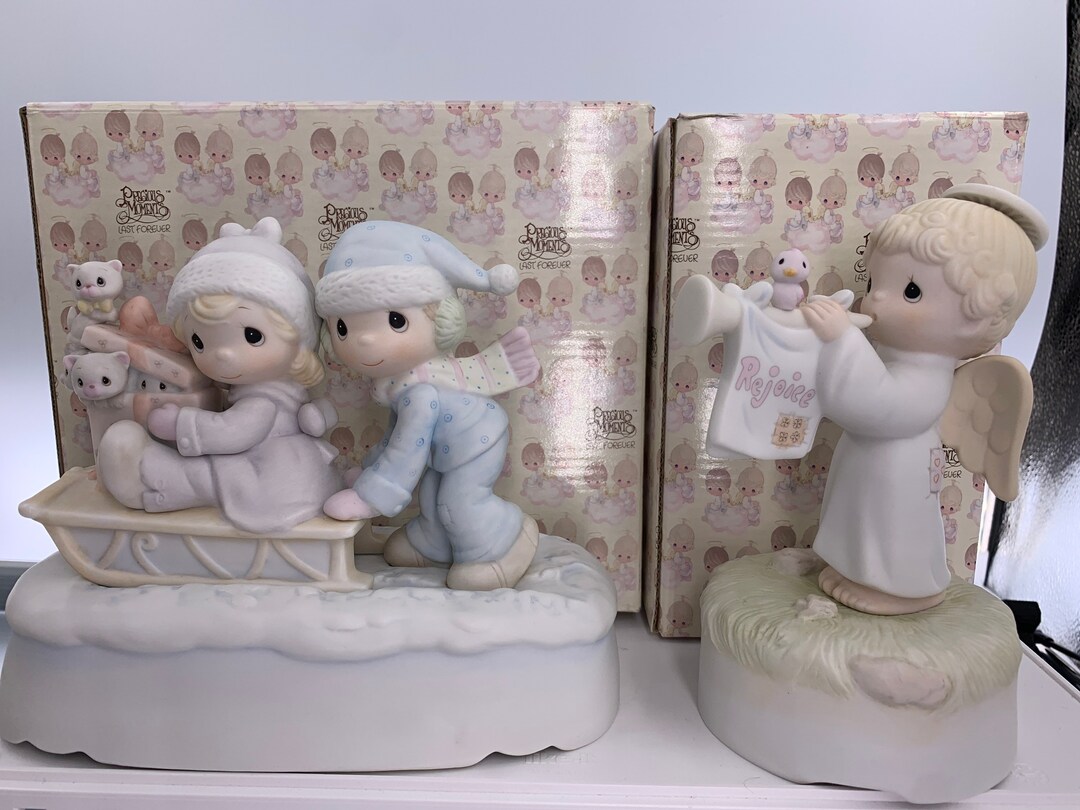 Enesco Precious Moment Figurine Music Box | Choose From: Sharing Our ...