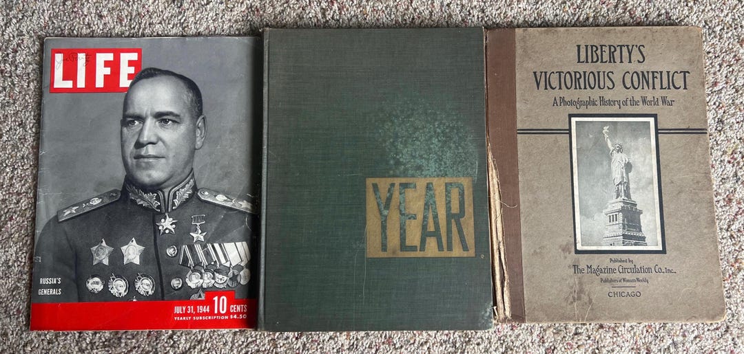 Vintage Books | Choose From:july 31st 1944 Life Magazine, 1952 Year in ...