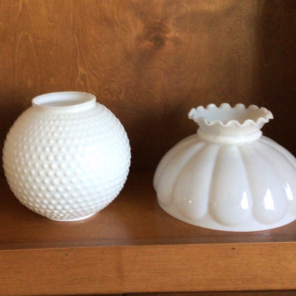 Milk Glass Shades - Etsy