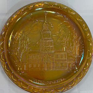 Indiana Glass Bas Relief American Bicentennial Plate | Choose From ...