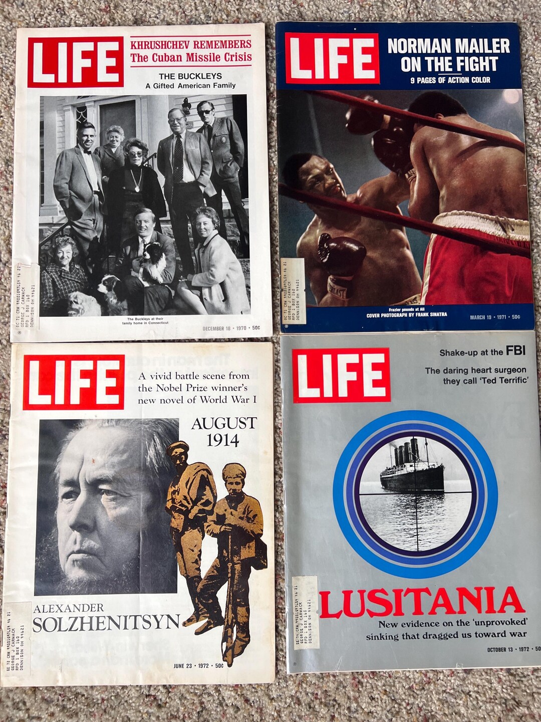 Vintage 1970s Time Life Magazines | Choose From: Dec 18th 1970, Mar ...