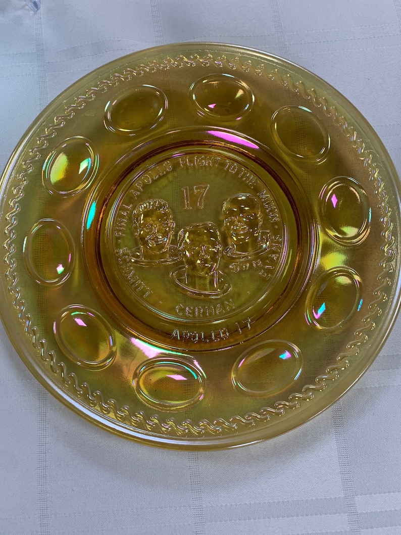 Vintage Wheaton Glass Collector Plate | Choose From: Apollo 11, Apollo ...
