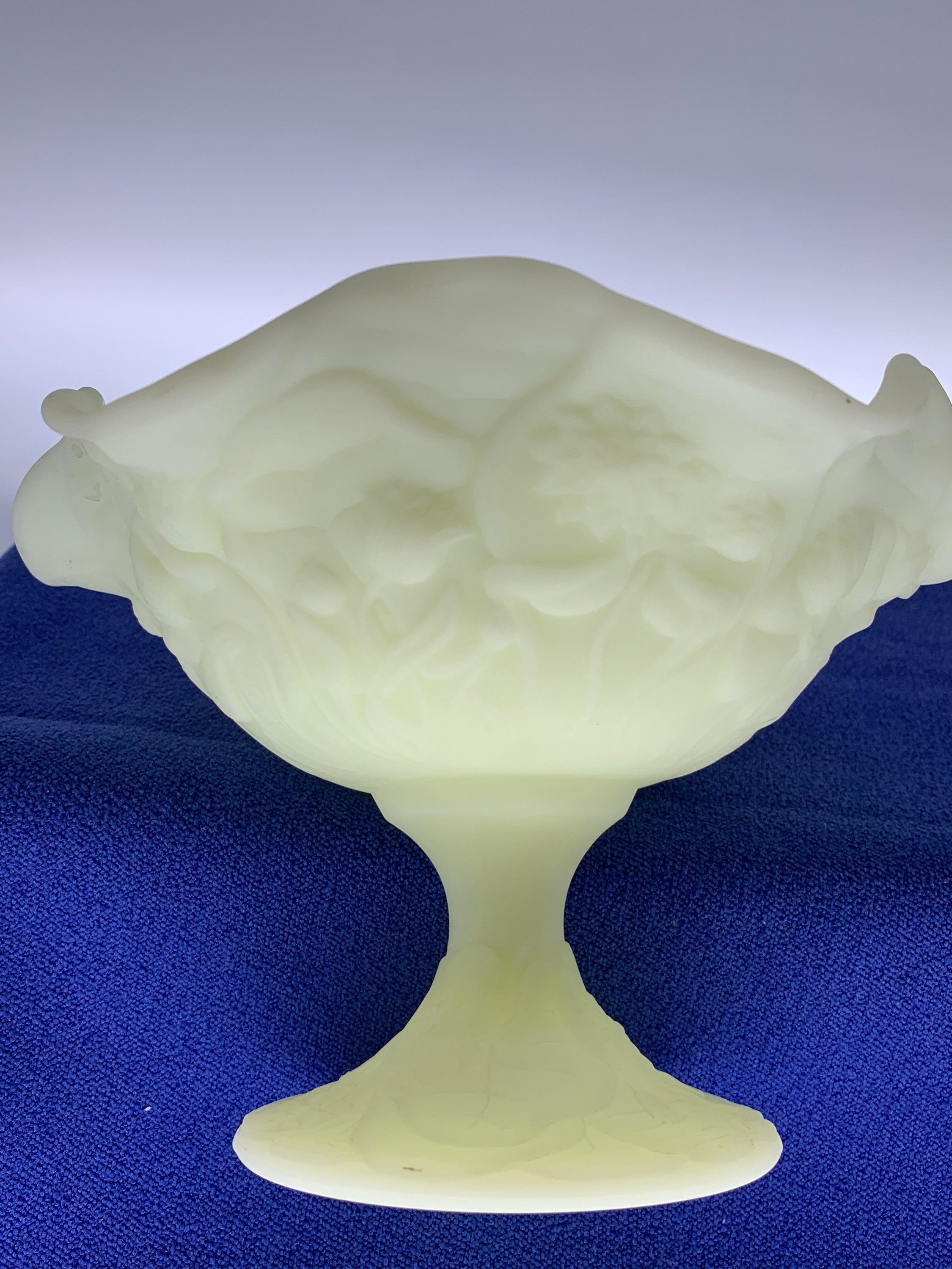 Vintage Fenton Custard Glass Water Lily Pattern Choose | Etsy