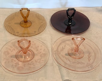 Purple Depression Glass - Etsy