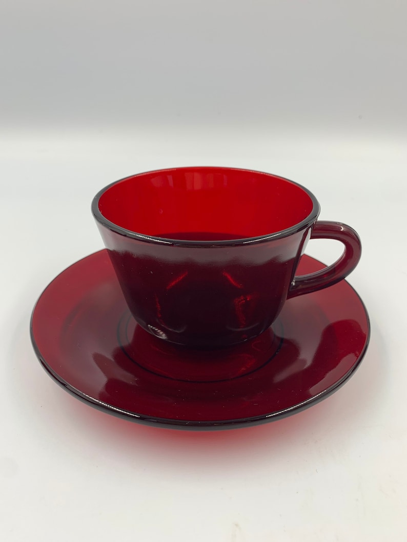 Vintage Anchor Hocking Royal Ruby Red Dinnerware | Choose From: 9 ...