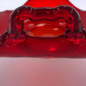 Vintage Ruby Red Glass Serving Item | Choose From: Footed Ruby Red Bowl ...