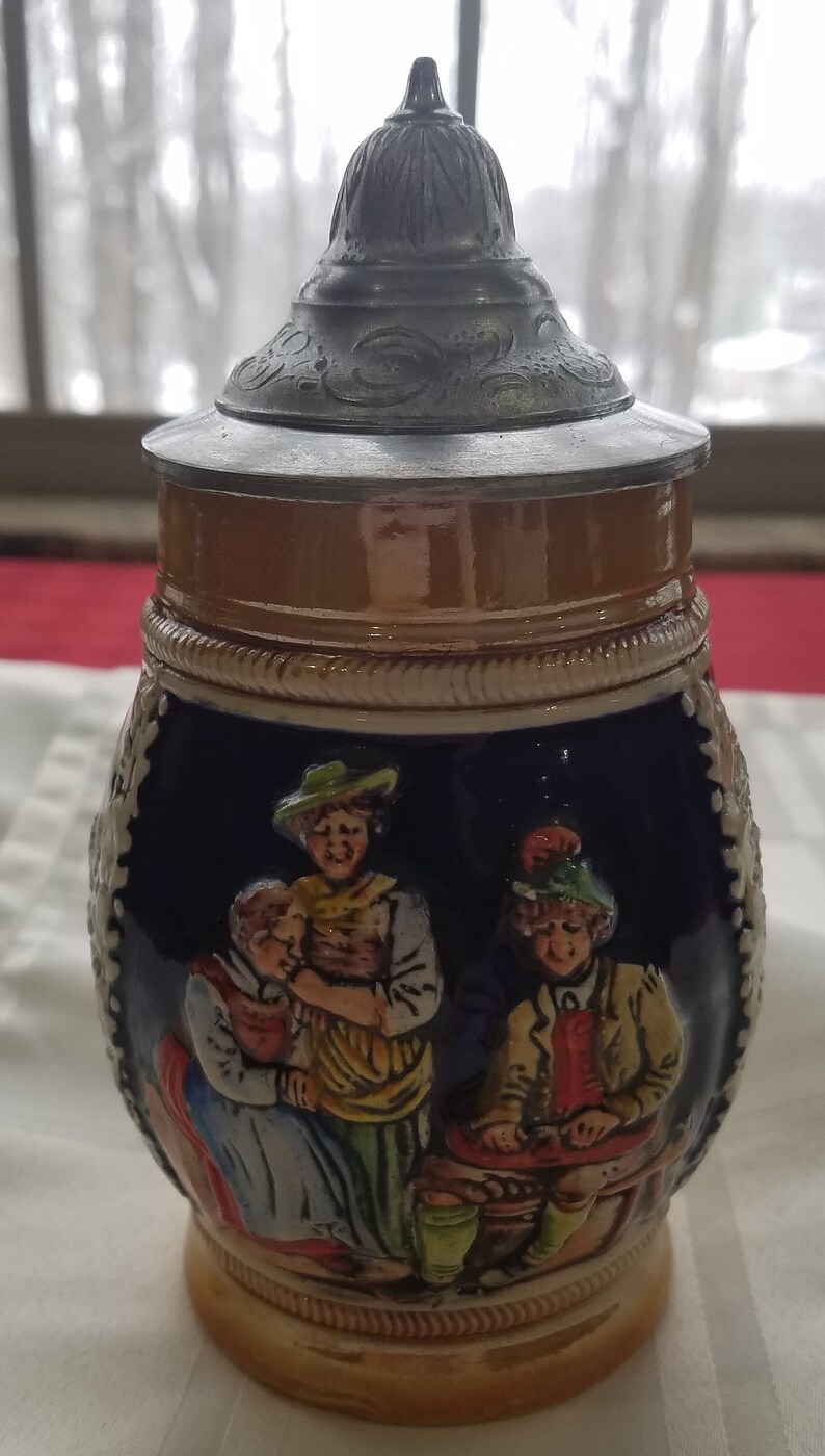 Vintage Marzi Remy 6 Lidded German Tankard Western | Etsy