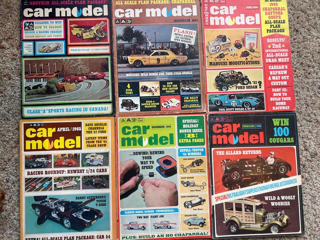 Vintage Car Model Magazine | Choose From: July 64, Nov 64, Apr 65, Dec ...