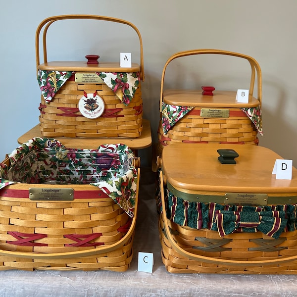 Christmas Longaberger Baskets - Etsy