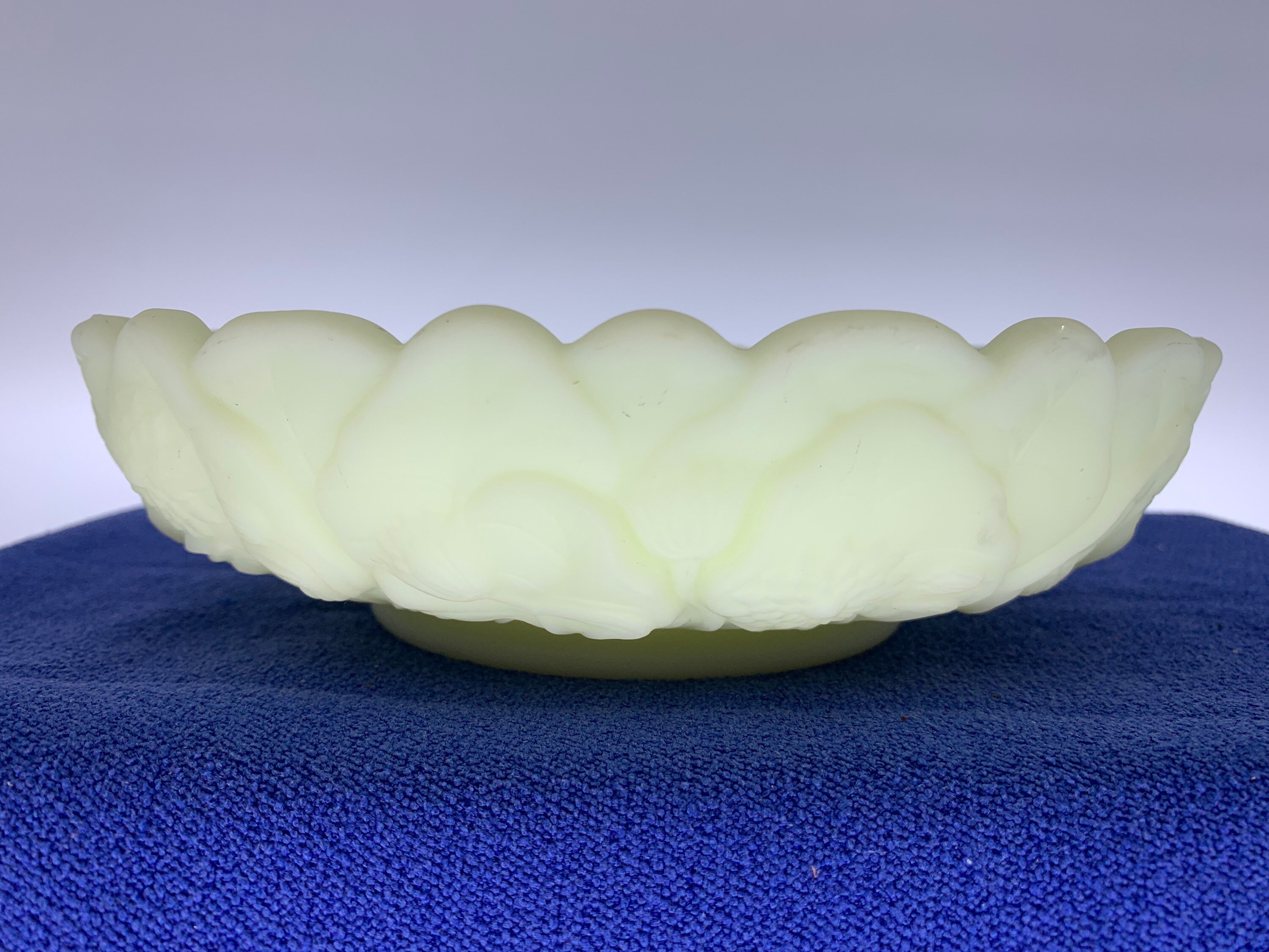 Vintage Fenton Custard Glass Water Lily Pattern Choose | Etsy