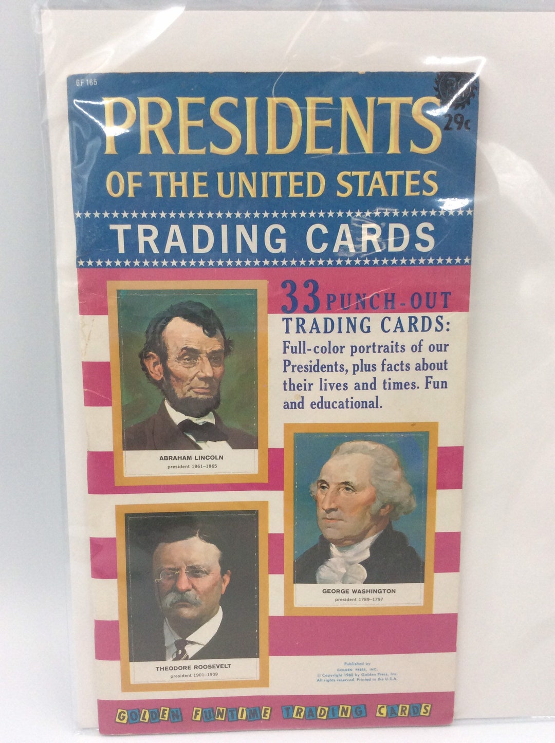 Presidents of the United States Trading Cards | Golden Funtimes Trading ...