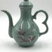 Vintage Mint Green Long Neck Teapot With Pink Dogwood Branch & Japanese ...
