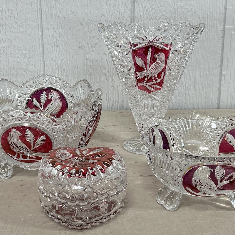 Hofbauer Crystal Red Bird - Etsy