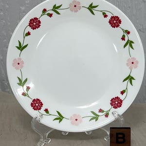Vintage Corelle Spring Pink Pattern | Choose From: Dinner Plate, Bread ...